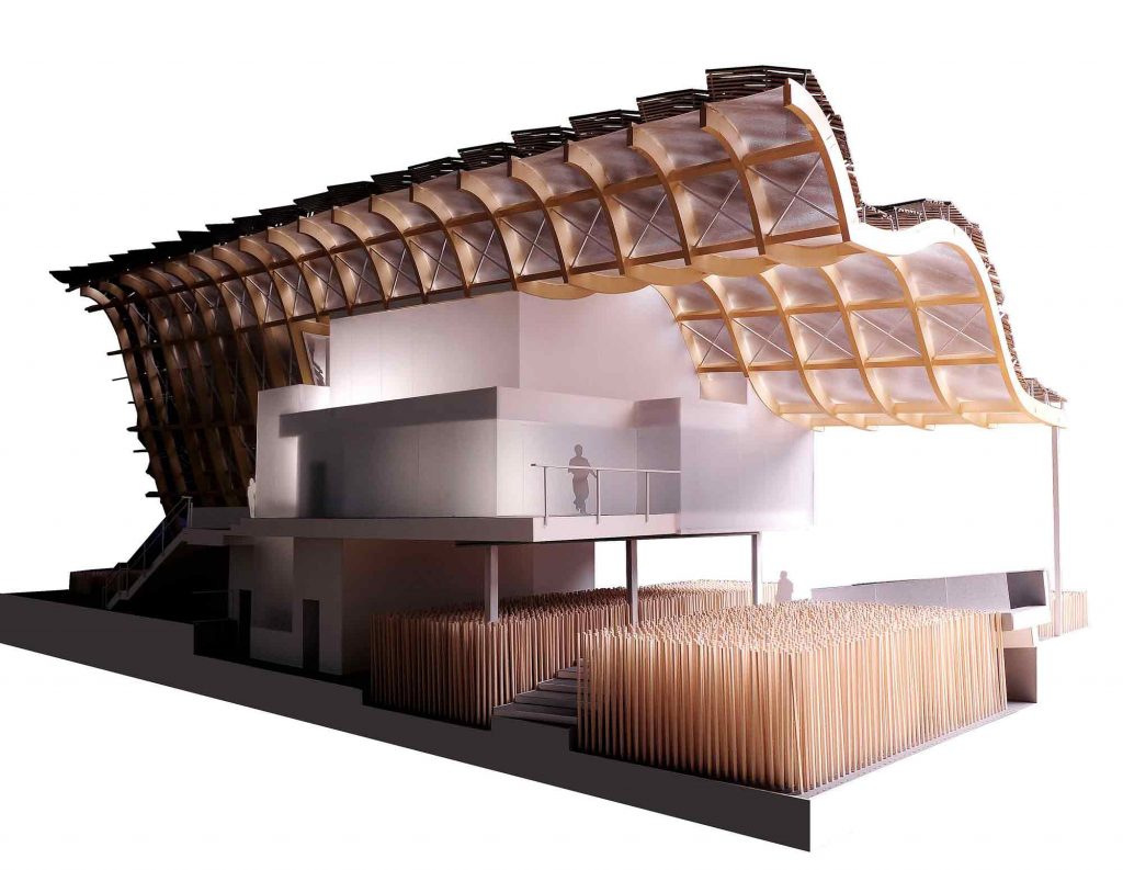 China Pavilion for by Tsinghua University + Studio Link-Arc