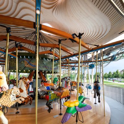 Mill River Park Carousel Pavilion by Gray Organschi Architecture