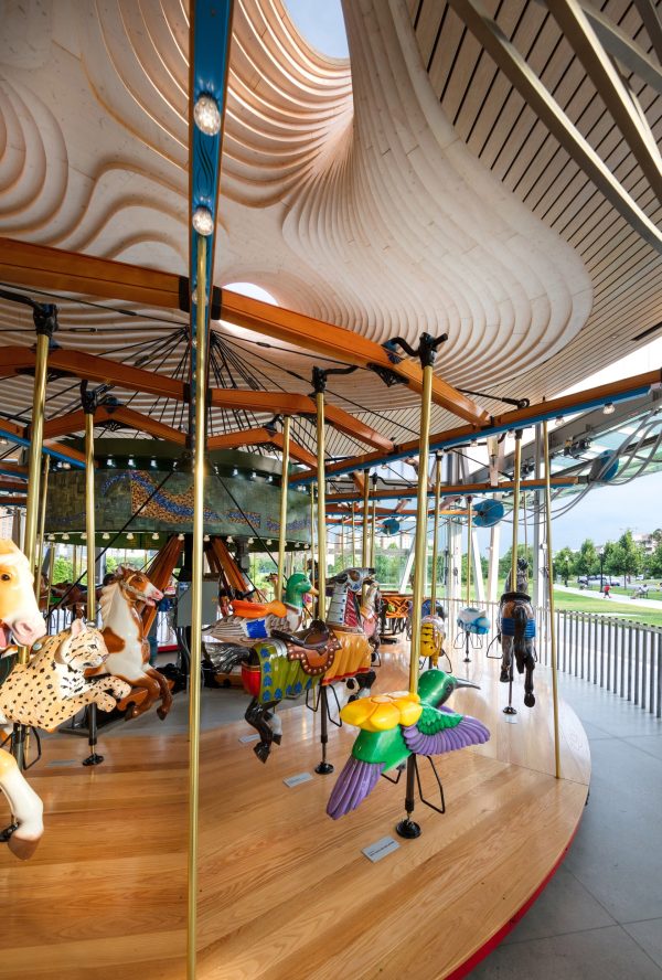 Mill River Park Carousel Pavilion by Gray Organschi Architecture