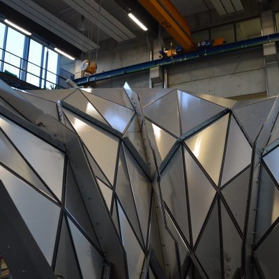 Foldfinding, Origami pavilion by Tal Freidman - ParametricArchitecture