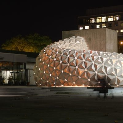 ArboSkin Pavilion made by ITKE in Stuttgart - Parametric Architecture