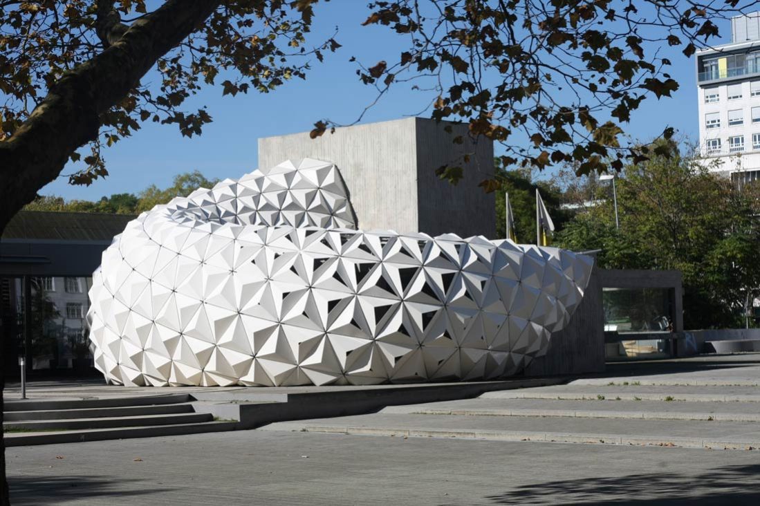 ArboSkin Pavilion made by ITKE in Stuttgart - PA | Architecture and ...