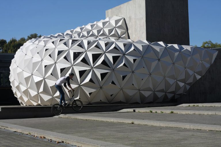 ArboSkin Pavilion made by ITKE in Stuttgart - Parametric Architecture