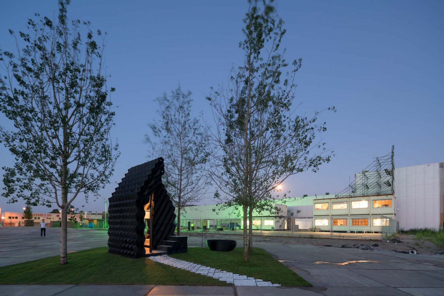 3D Printed Urban Cabin by DUS Architects - Parametric Architecture