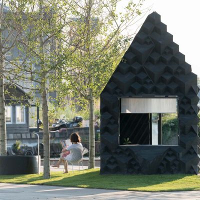 3D Printed Urban Cabin by DUS Architects - Parametric Architecture