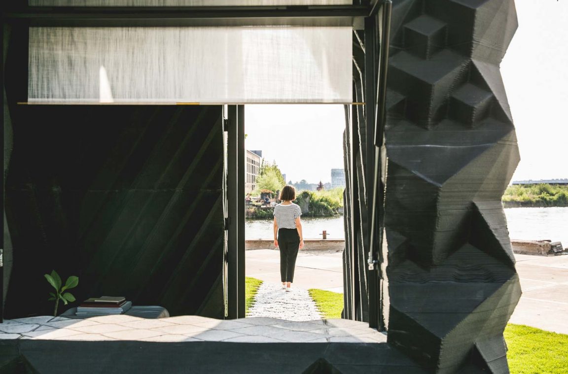 3D Printed Urban Cabin by DUS Architects - Parametric Architecture