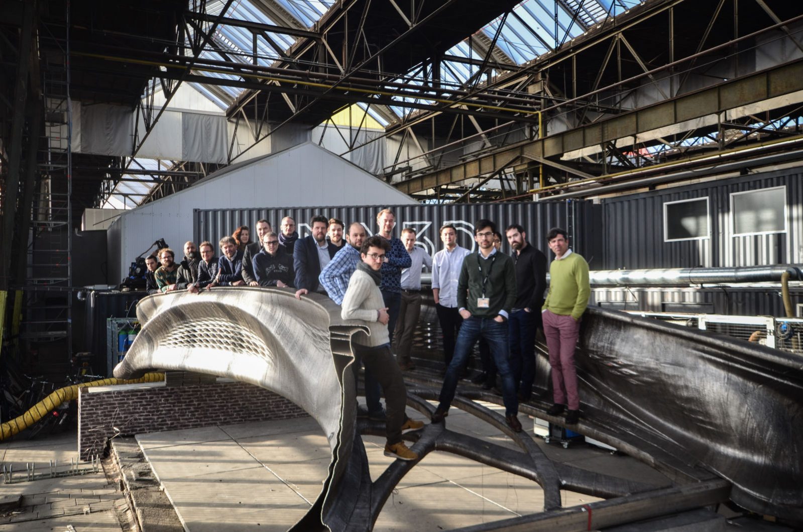 MX3D 3d Printed Steel Bridge in Amsterdam - Parametric Architecture