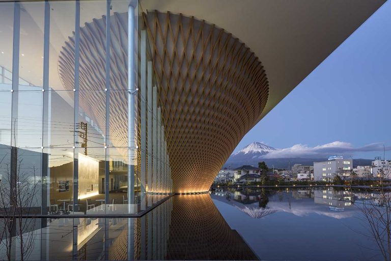Mt.Fuji World Heritage Centre Designed by Shigeru Ban Architects