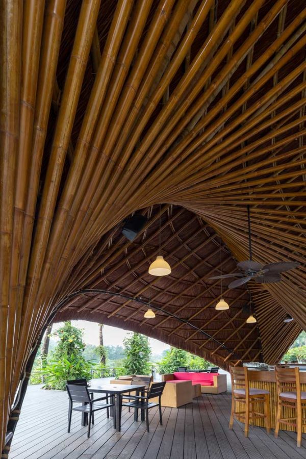 Flamingo Bamboo Pavilion by BambuBuild