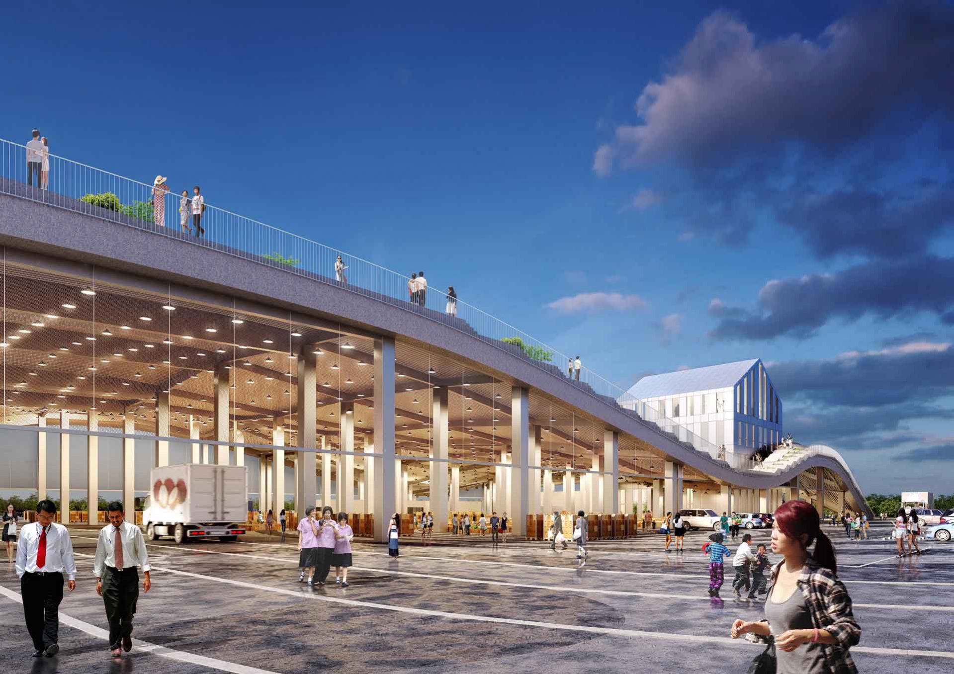 Tainan Xinhua Fruit and Vegetable Market Designed by MVRDV
