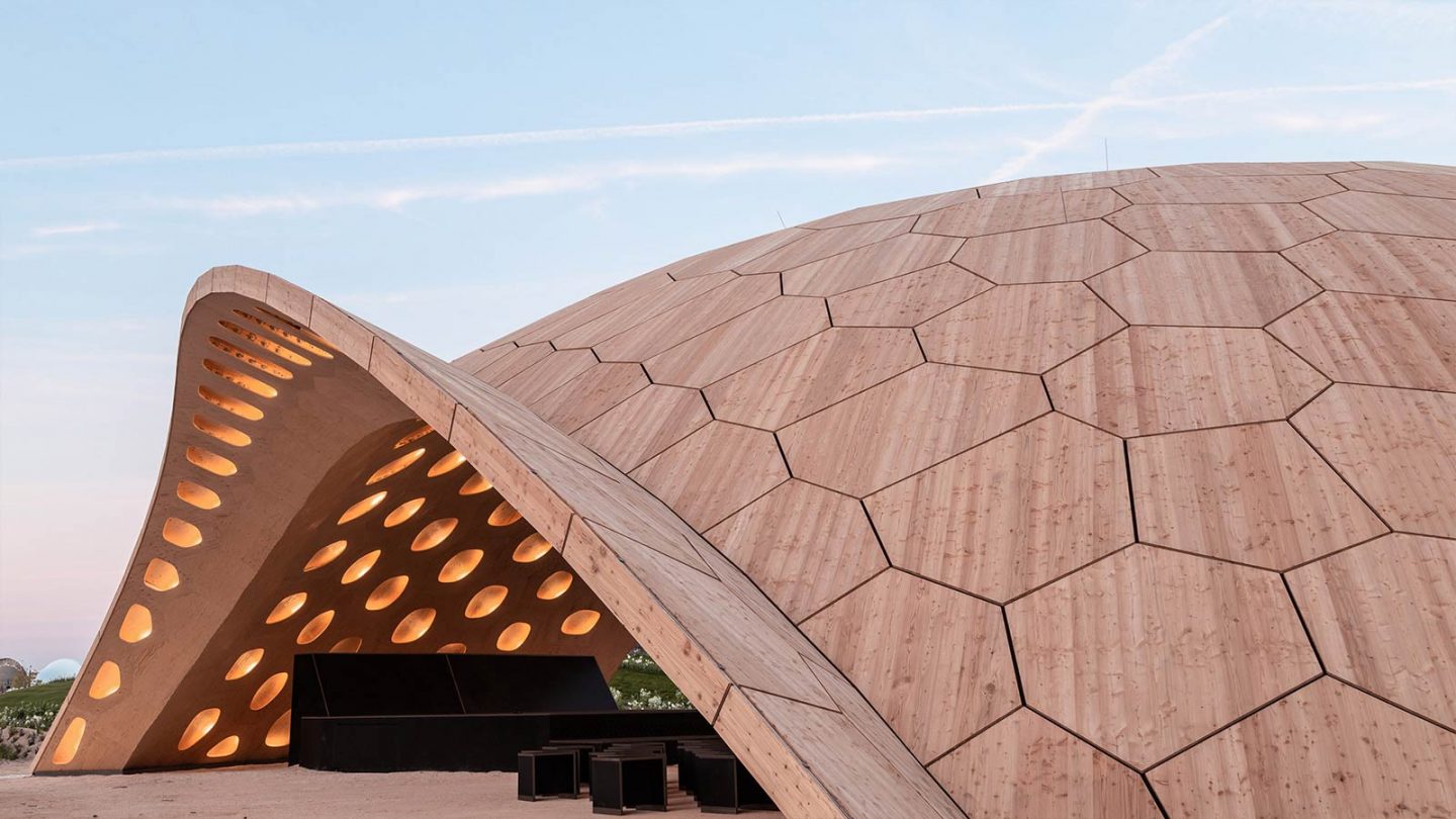 Buga Wood Pavilion by ICD/ITKE