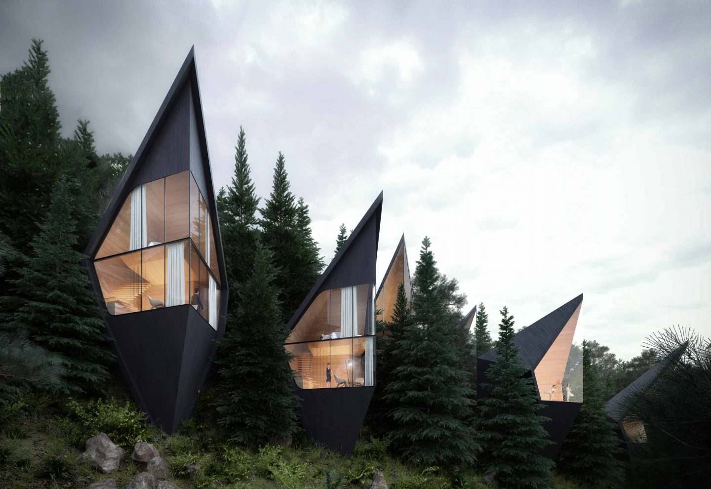 Tree Houses by Peter Pichler Architecture