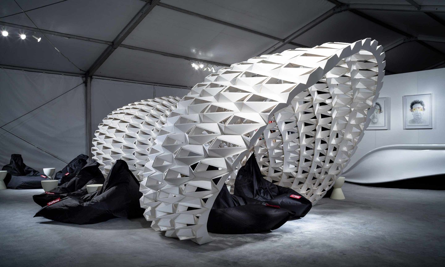 FXFOWLE Lounge Installation by FX Collaborative in Miami, FL