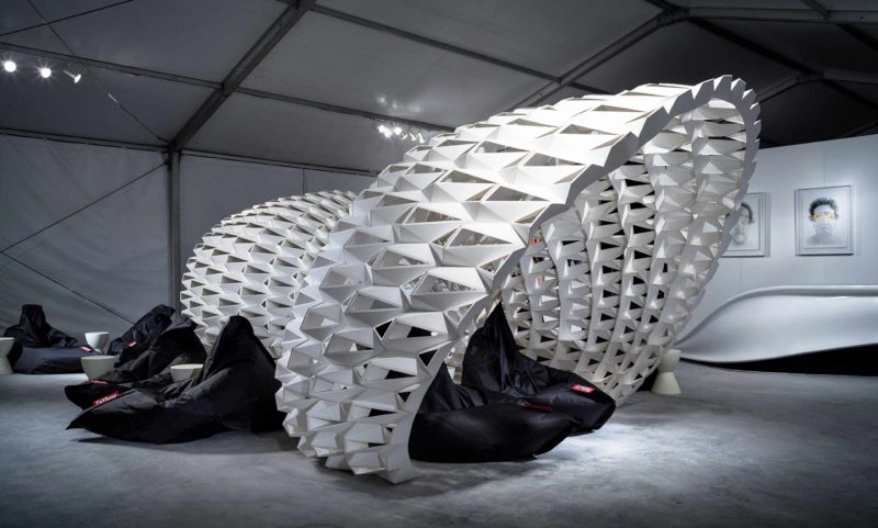 FXFOWLE Lounge Installation by FX Collaborative in Miami, FL