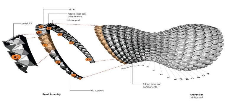 FXFOWLE Lounge Installation by FX Collaborative in Miami, FL