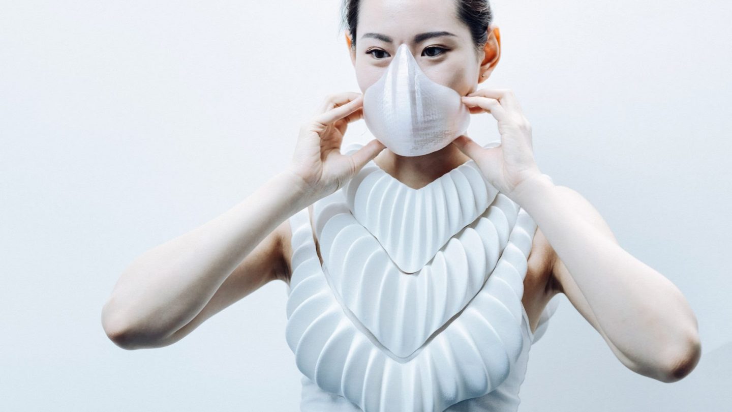 Amphibio, a 3D Printed Amphibious Garment by Jun Kamei