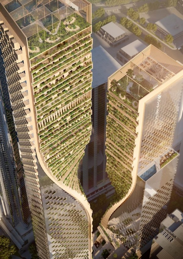 'Green Spine' by UNStudio to Become The Tallest Building in Australia
