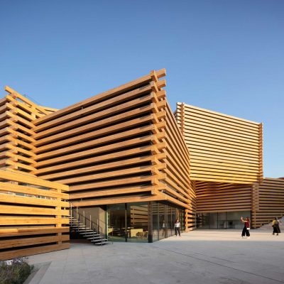 Odunpazari Modern Art Museum by Kengo Kuma - Parametric Architecture