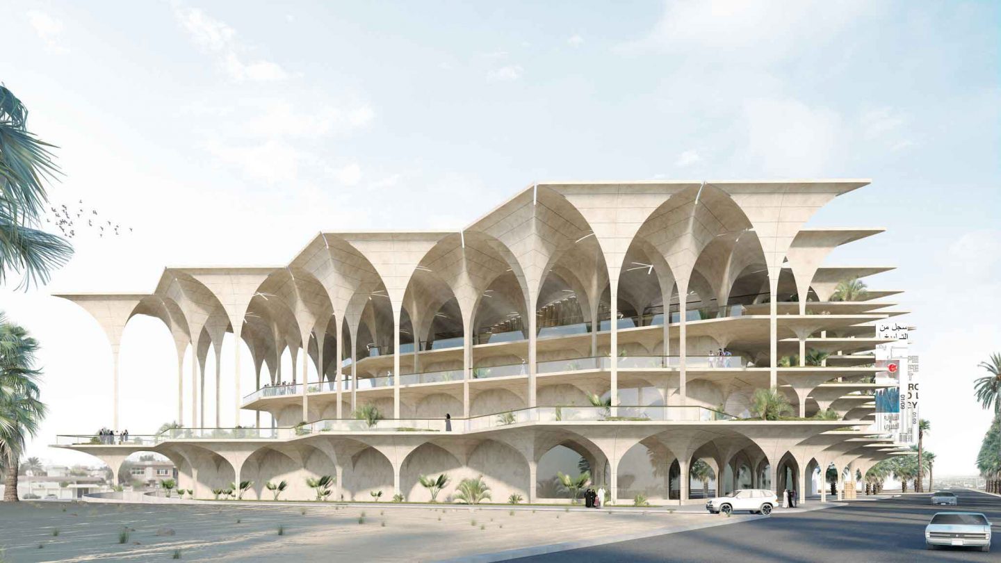 Meandering Arcades by MEAN Design - Barjeel Art Foundation Museum