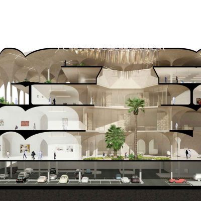 Meandering Arcades - Barjeel Art Foundation Museum - ParametricArchitecture