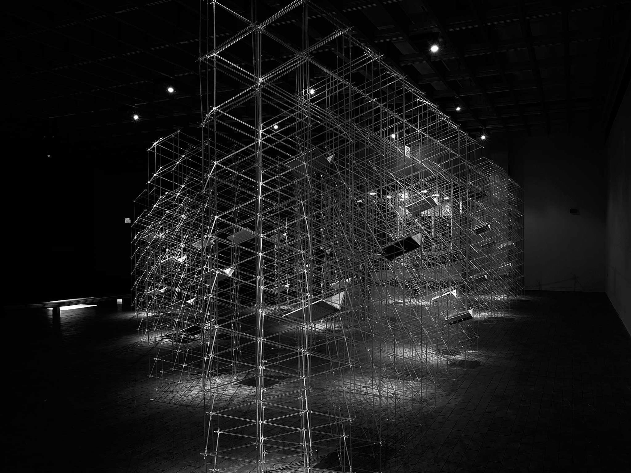 Straw Net Installation - PA | Architecture and Technology