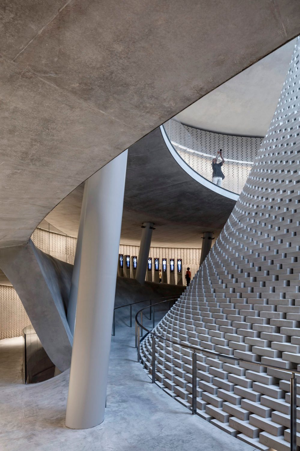 Digitally Fabricated Bricks recall Israel's fallen