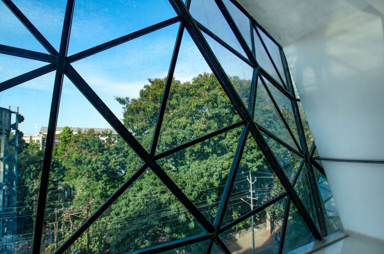 Iconic glass building by KPA Design Studio in India