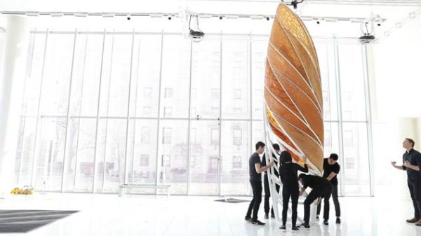 Aguahoja: Biocomposites Digitally Fabricated by Neri Oxman and MIT