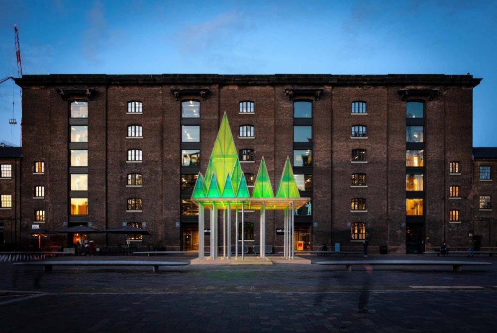 Electric Nemeton Christmas Tree Envisioned By Sam Jacob Studio