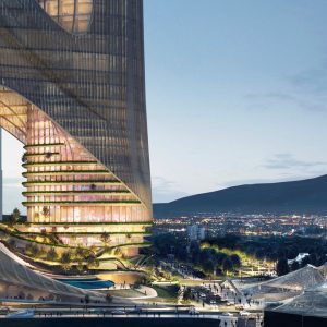 C Tower by ZHA Rising in the High-Rise Center of Shenzhen City