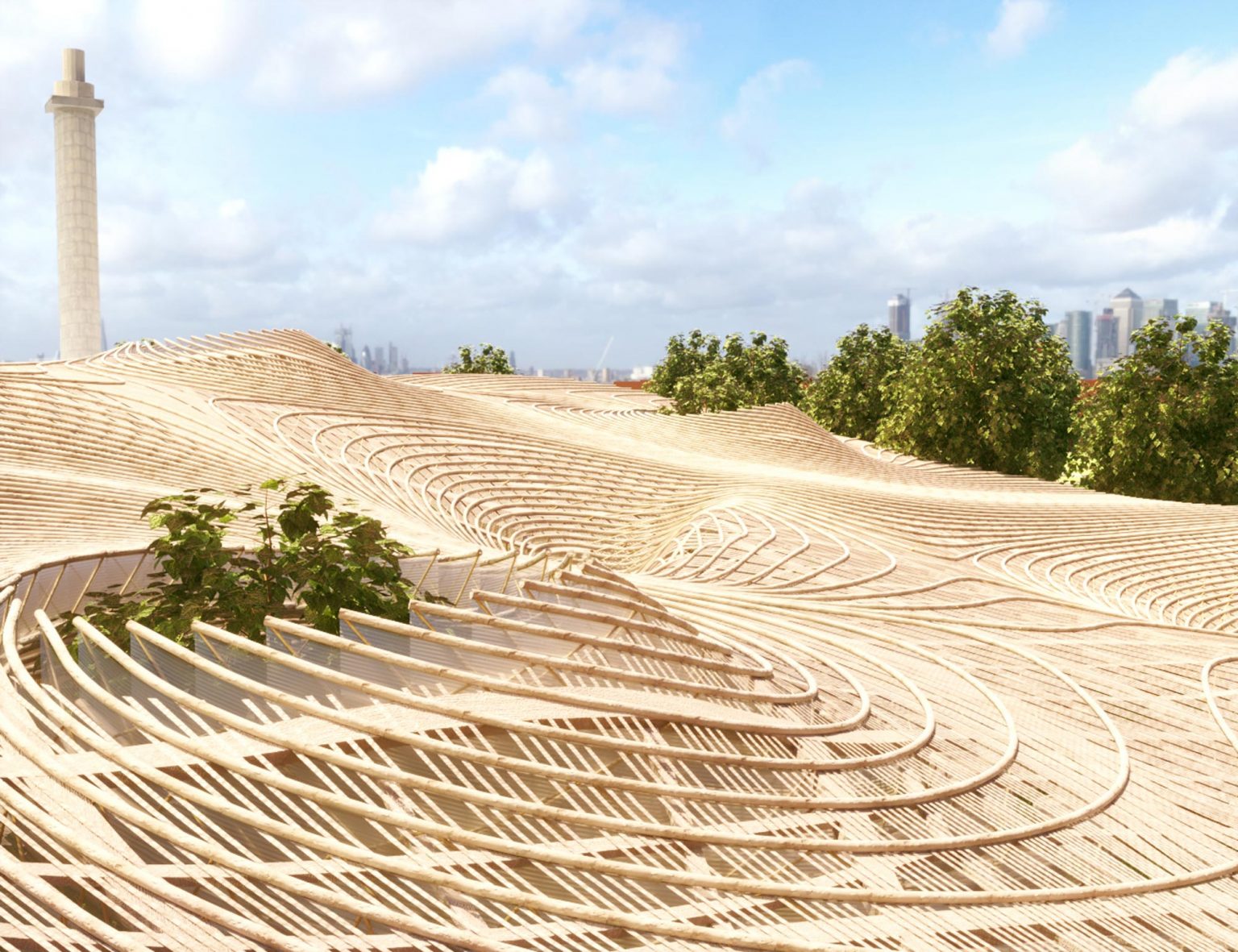 Flow Fields - Eco-Parametric Structures - PAACADEMY