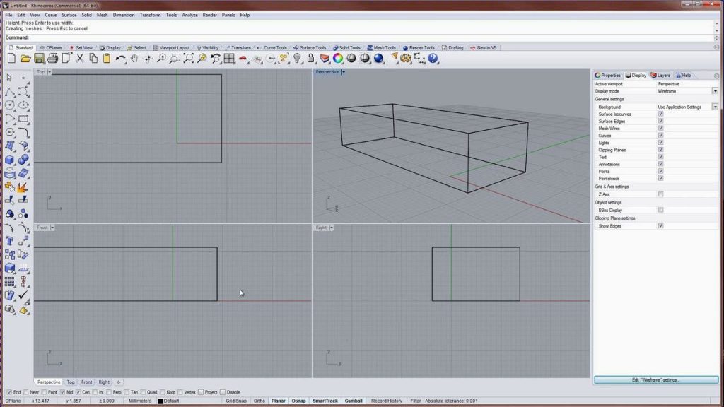 Rhinoceros 3D is A 3D Modeling Software Based on NURBS Geometry