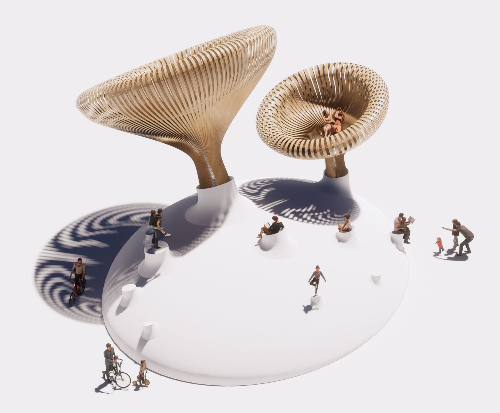 Fungus Among Us - Eco-Parametric Structures - PAACADEMY