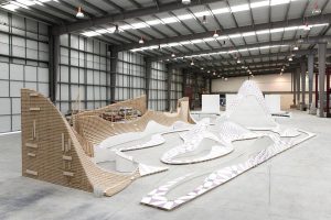 Butterfly Pavilion: A Biomorphic Shell Weaved by 3deluxe in Noor Island