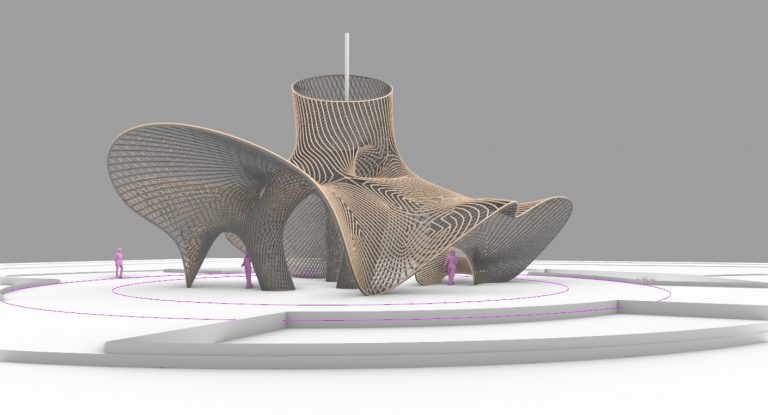 Tunnel Web Pavilion - Eco-Parametric Structures