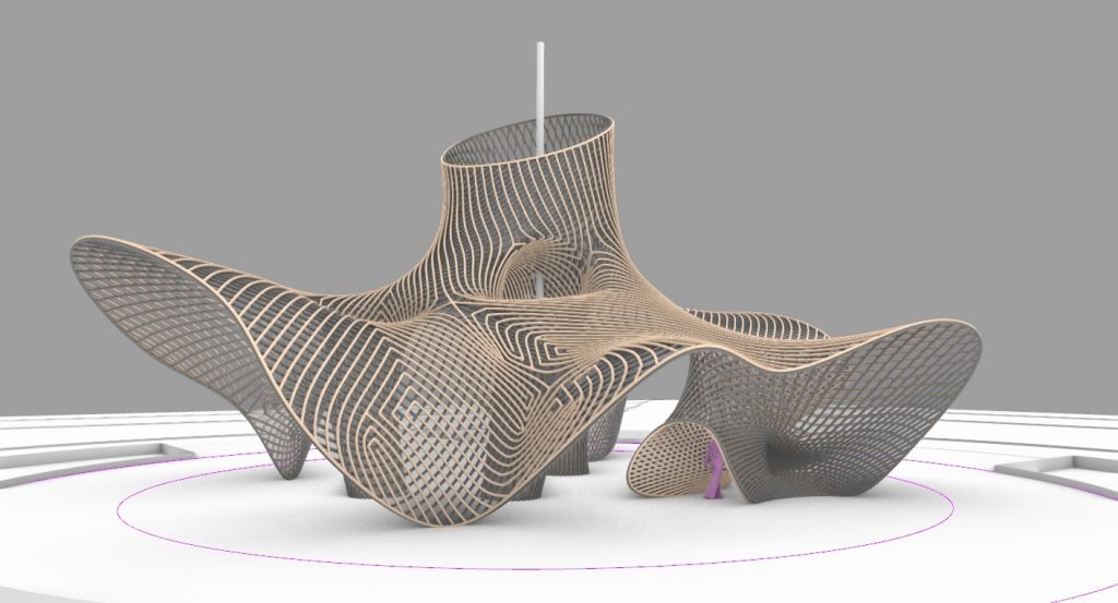 Tunnel Web Pavilion - Eco-Parametric Structures