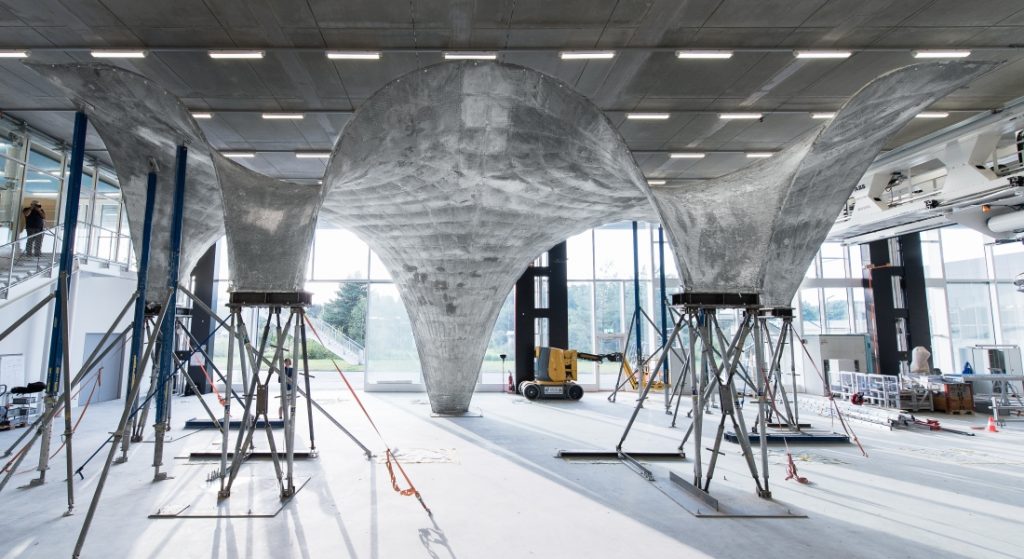 NEST HiLo: A Gaudian Concrete Shell Roof by BRG & ETH Zurich