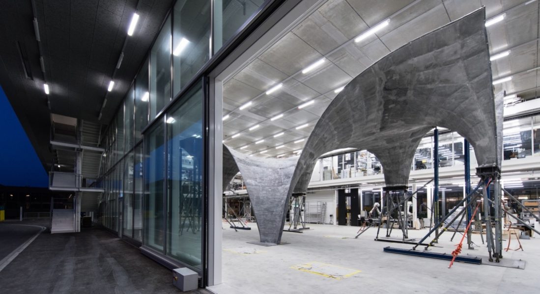 NEST HiLo: A Gaudian Concrete Shell Roof by BRG & ETH Zurich