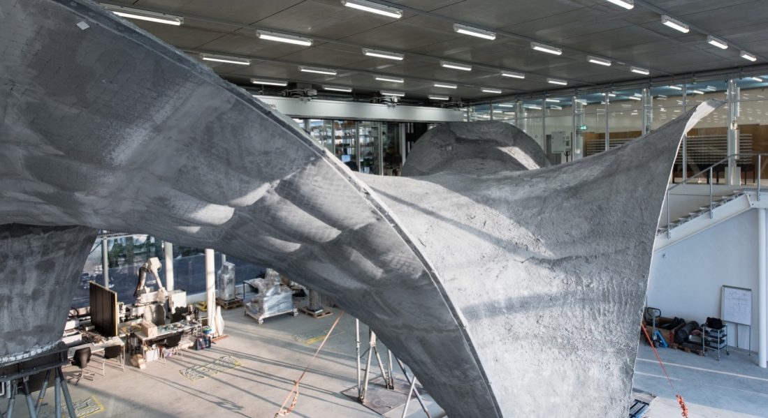 NEST HiLo: A Gaudian Concrete Shell Roof by BRG & ETH Zurich