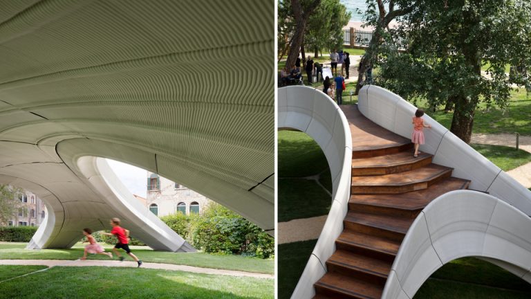 Striatus: A 3D Concrete Printed Masonry Bridge in Venice, Italy
