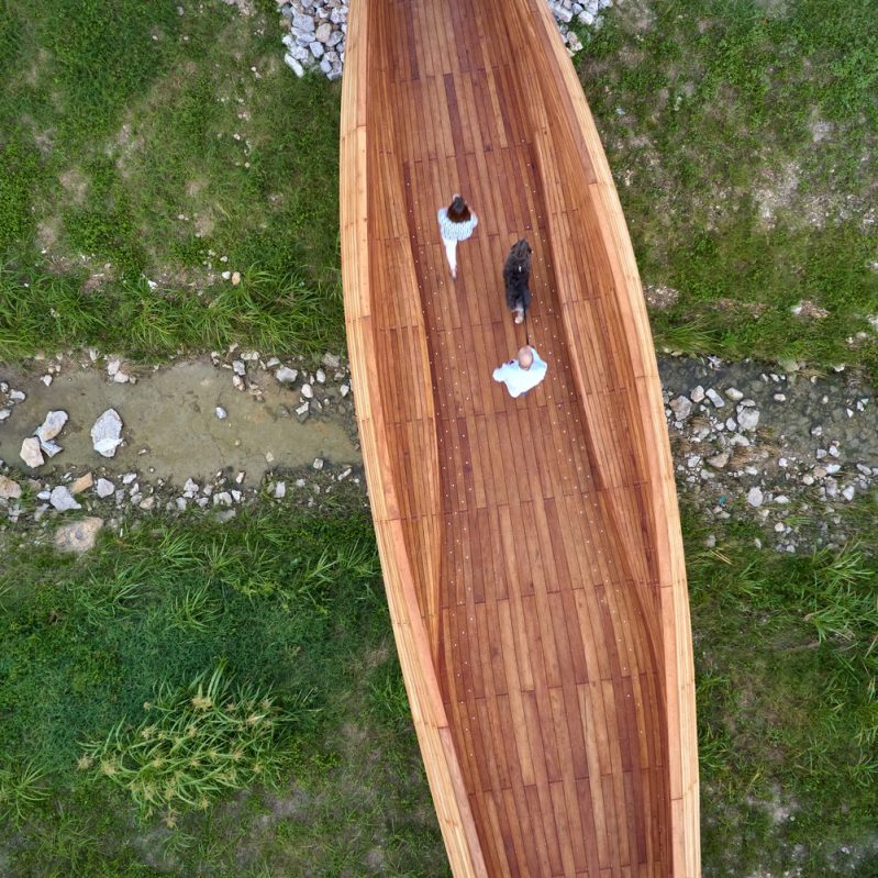 EMPAC Exhibit an Ellipsoid Inside a Cuboid by Grimshaw Architects