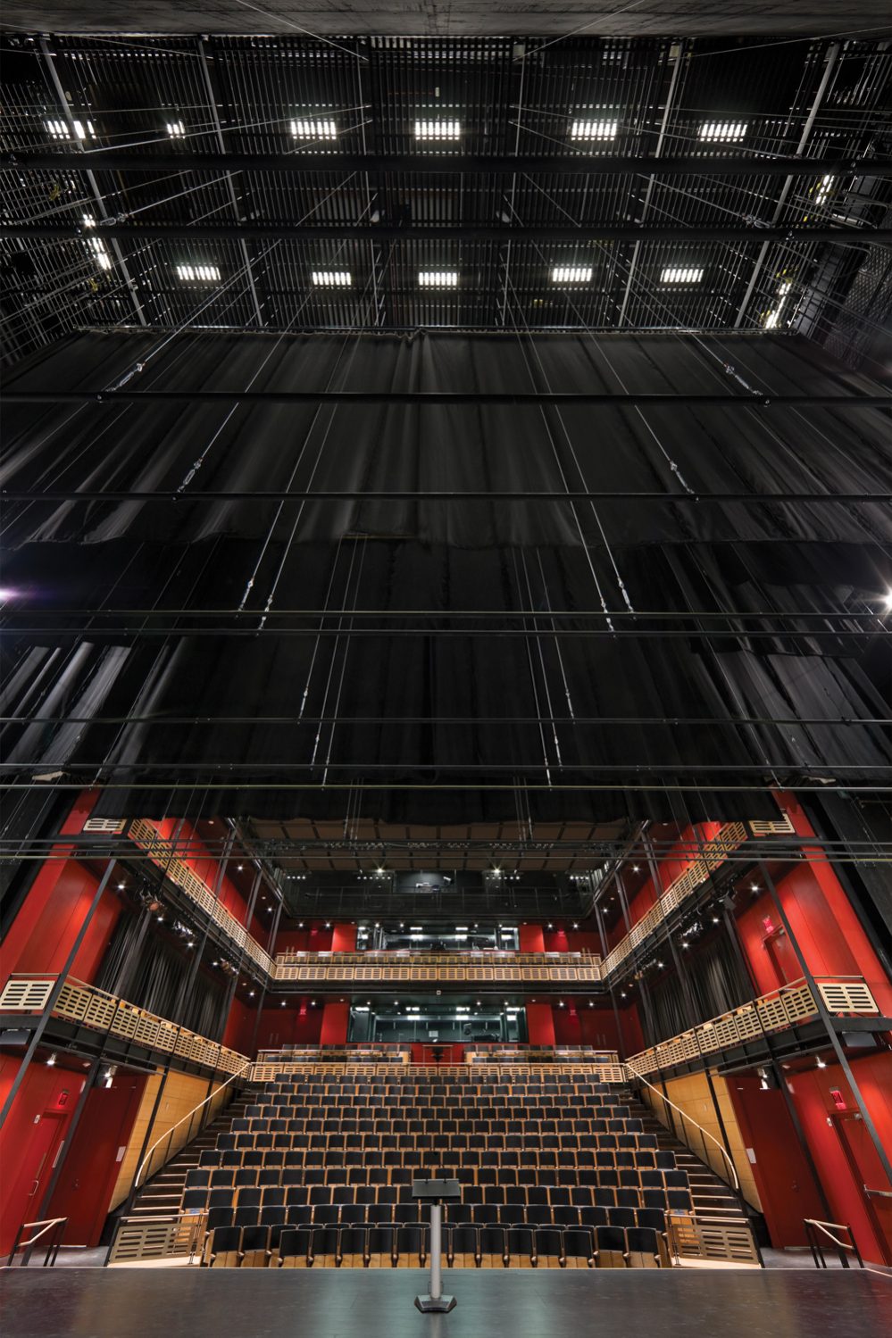 EMPAC Exhibit an Ellipsoid Inside a Cuboid by Grimshaw Architects