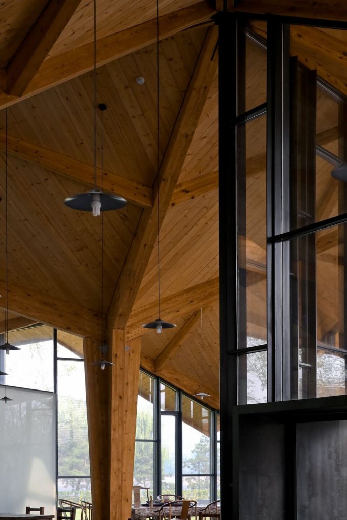 Forest Building Triangulated & Trussed by Trace Architecture Office