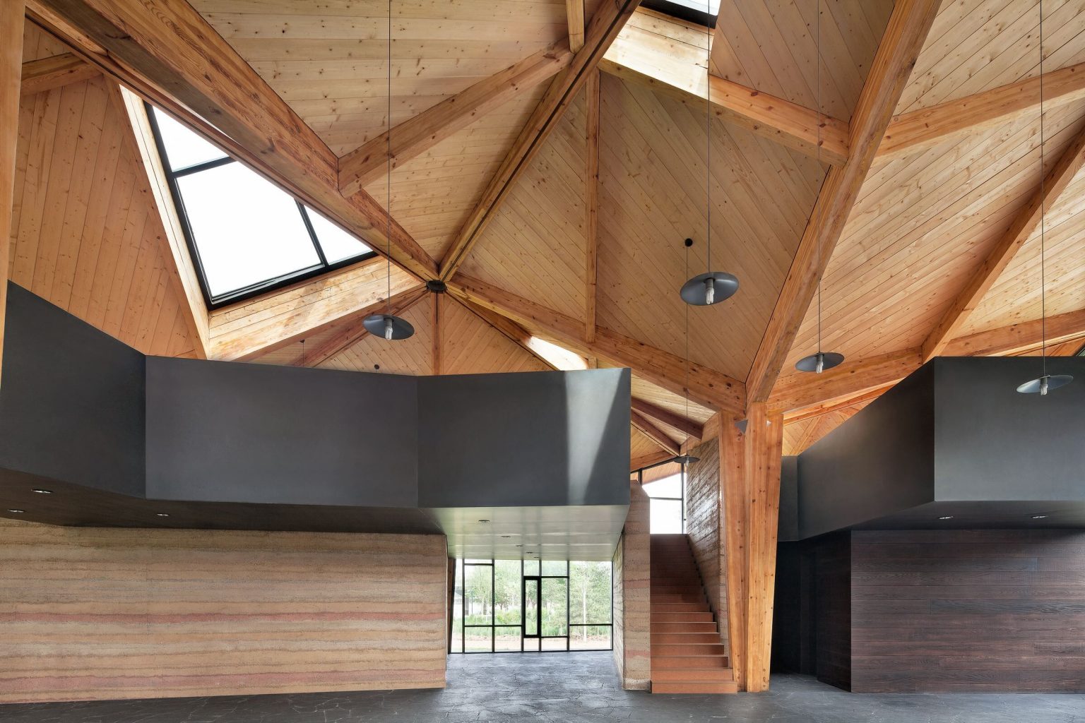 Forest Building Triangulated & Trussed by Trace Architecture Office