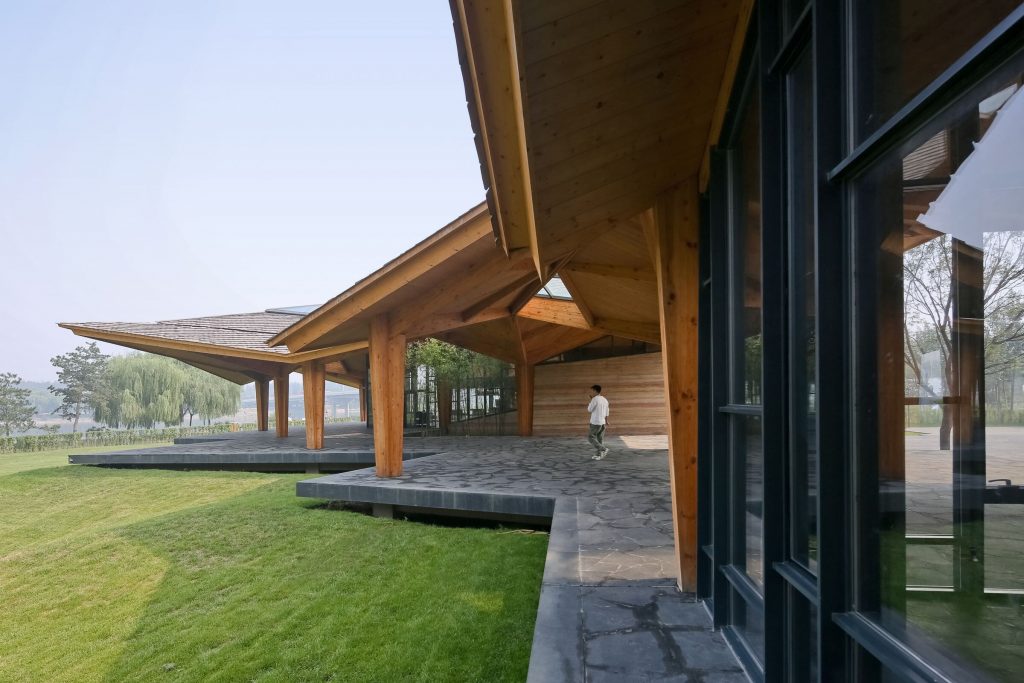 Forest Building Triangulated & Trussed by Trace Architecture Office