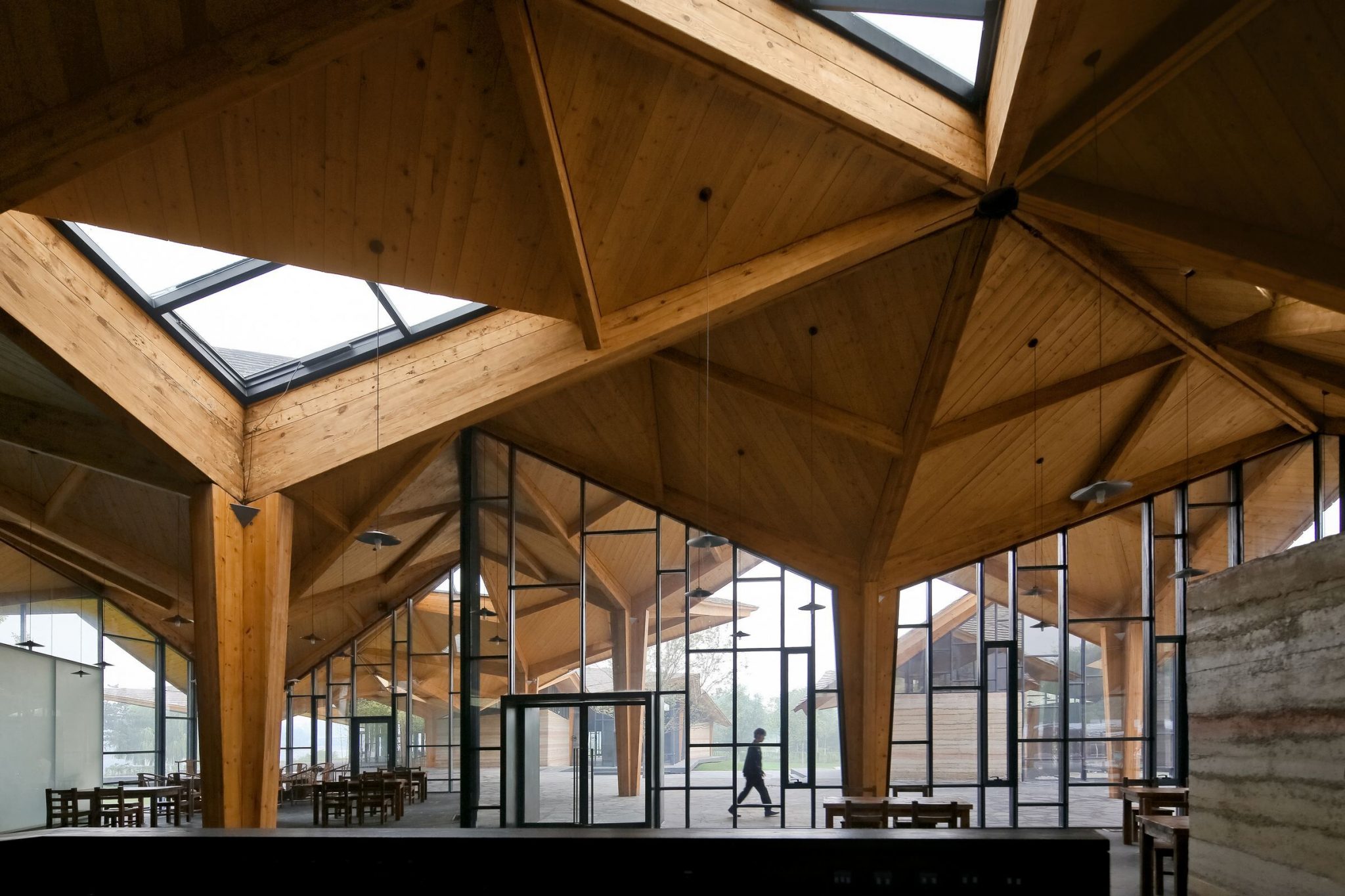 Forest Building Triangulated & Trussed by Trace Architecture Office