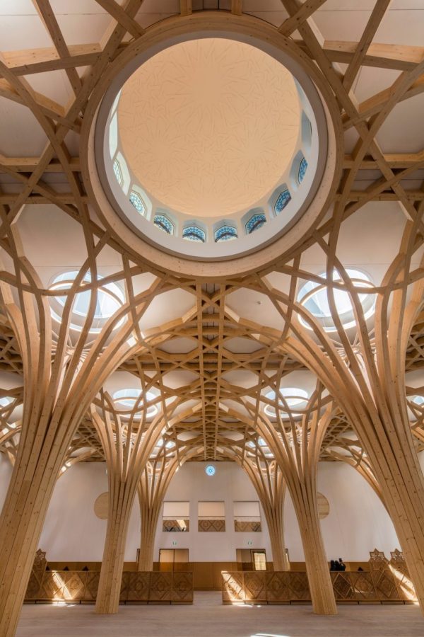 Cambridge Mosque: Designed by Marks Barfield Architects