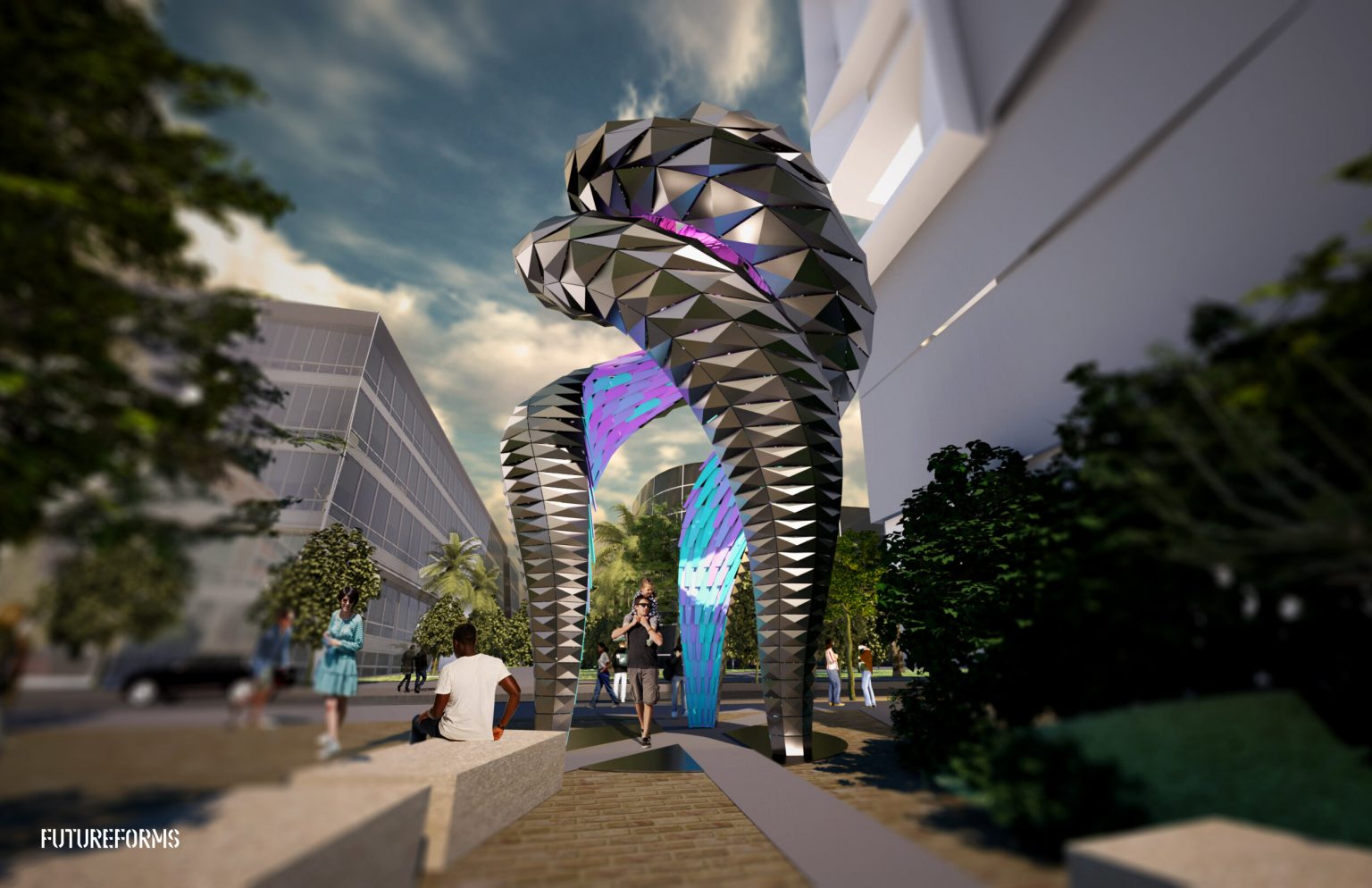 Orbital: Tessellated Vision of a Contemporary Garden Folly