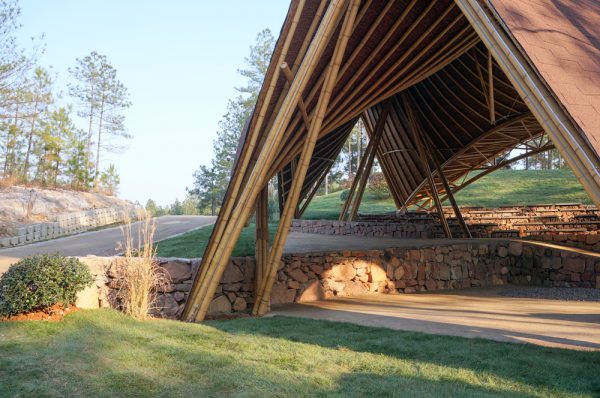 Wind Pavilion: Flaunting Curves Woven in Bamboo by Tongji CAUP