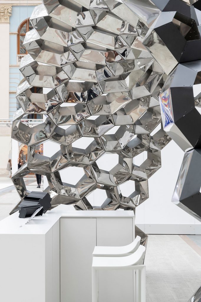 The Shell-Art Object at ArchMoscow Expo by Geometrix Design